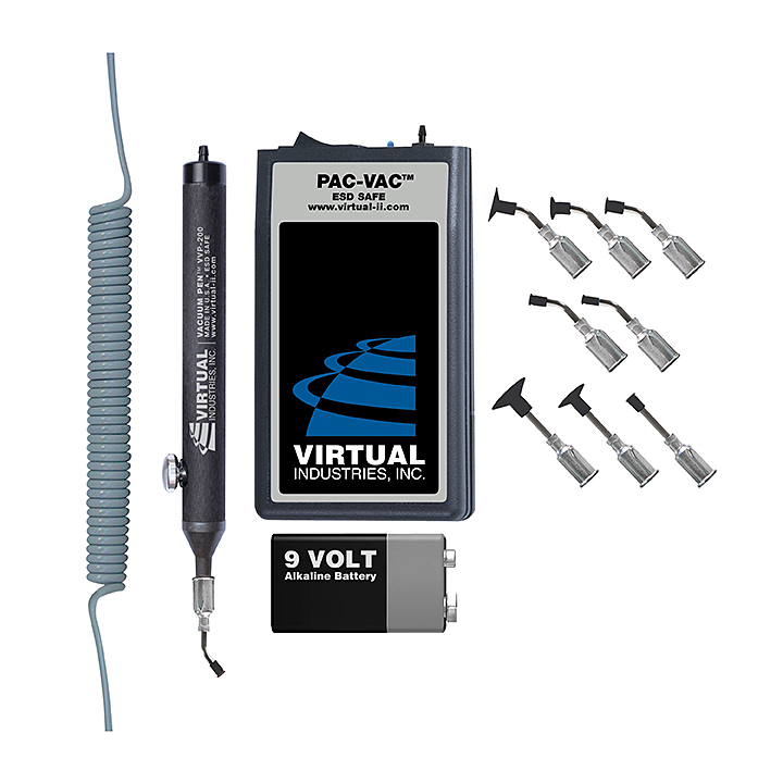 V3200, PAC-VAC™ ESD Safe Kit With Nine Buna-N Static Dissipative Non ...